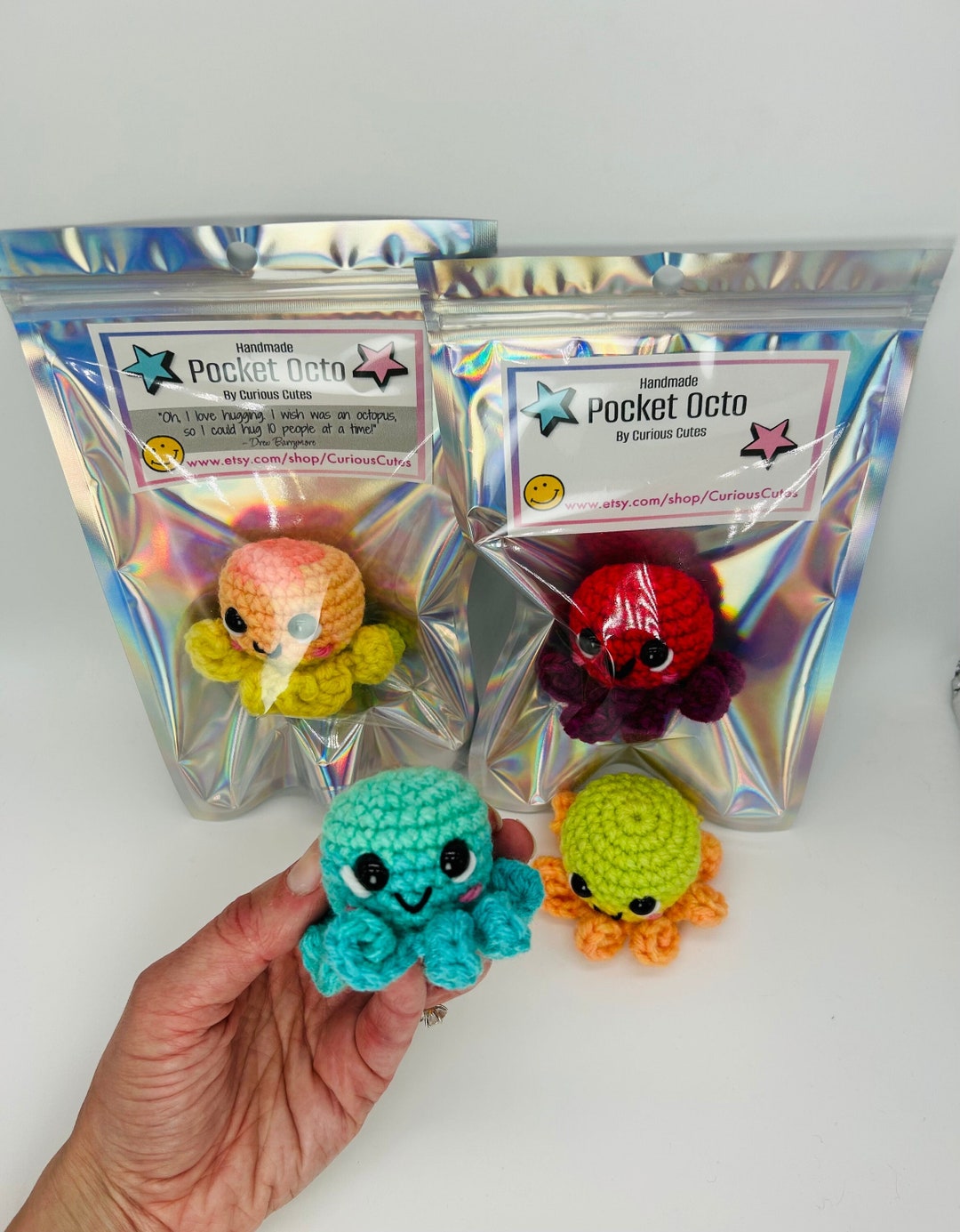 Pocket Octo Mini Octopus Micro Octopus Pocket Octo Small - Etsy