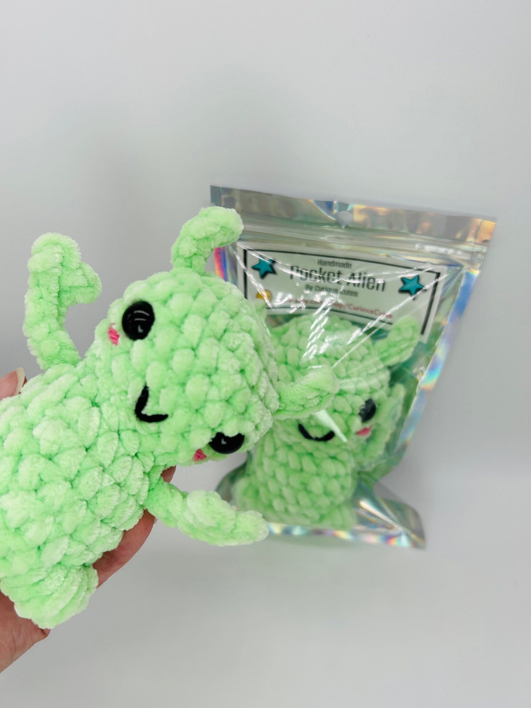 Pocket Pals Pocket Alien Plush Stuffed Alien Tiny Alien Desk Gift Mini ...
