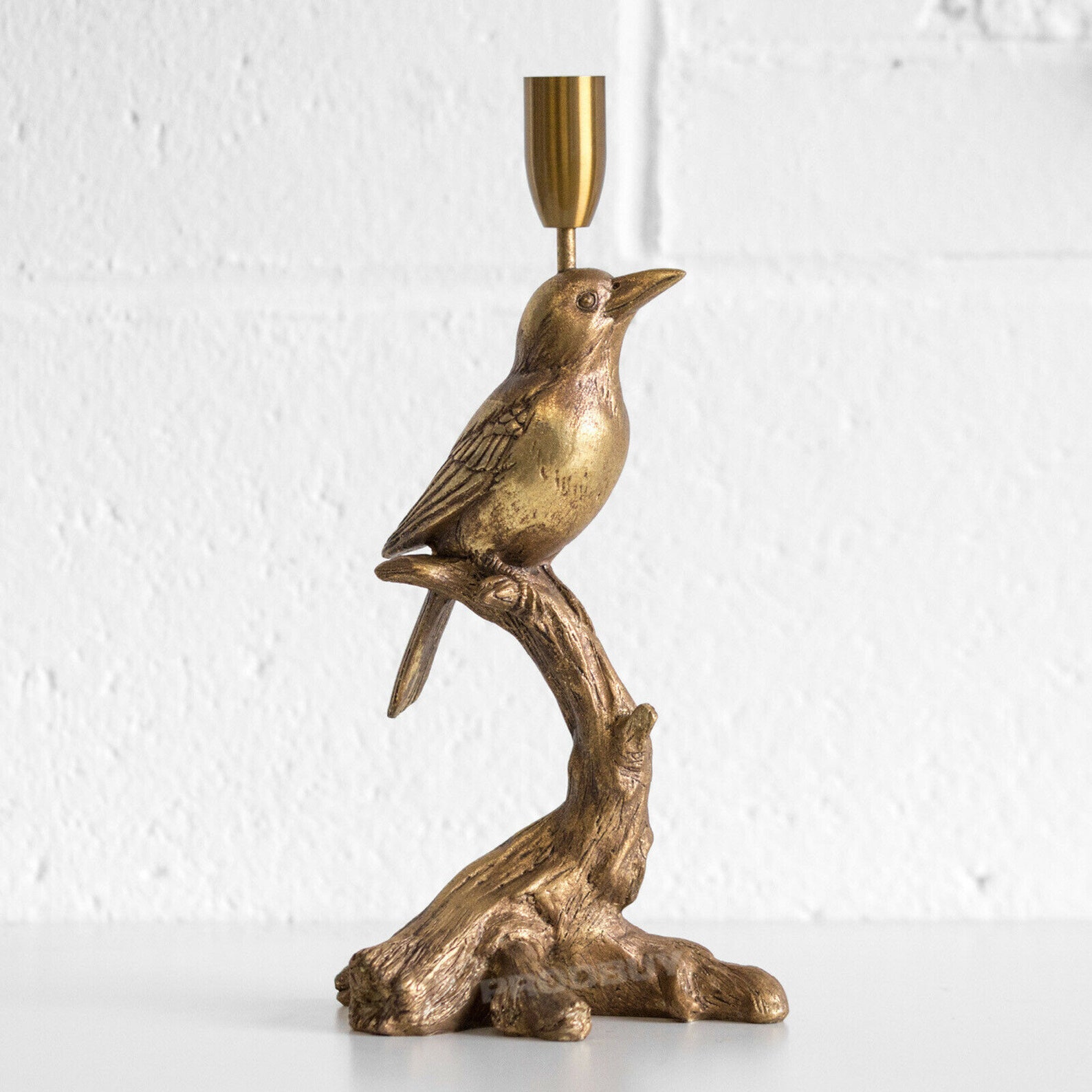 11 Resin Bird on Tree Tapered Candle Stick Holder Animal - Etsy UK