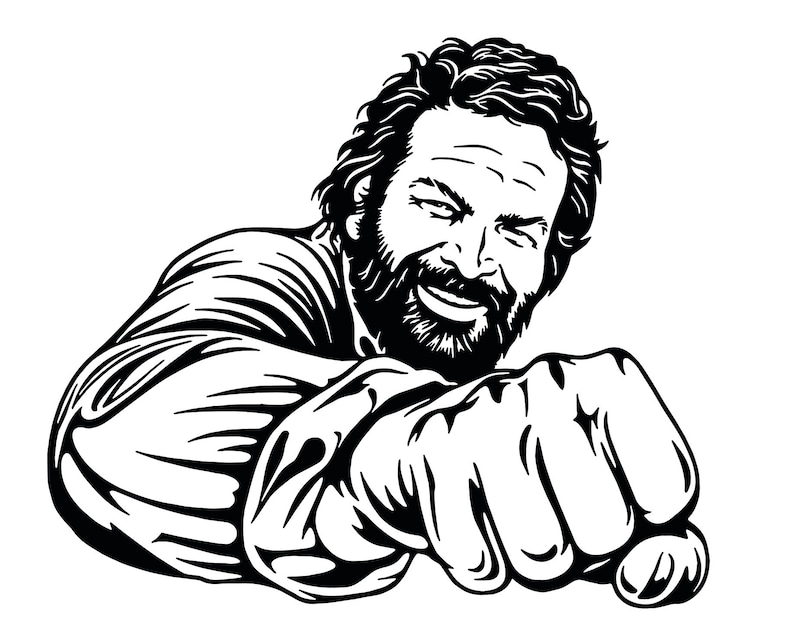 Bud Spencer - Mücke (Vektorgrafik) - Etsy.de