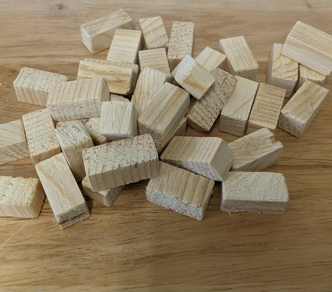Tiny Wooden Bricks 4 - Etsy