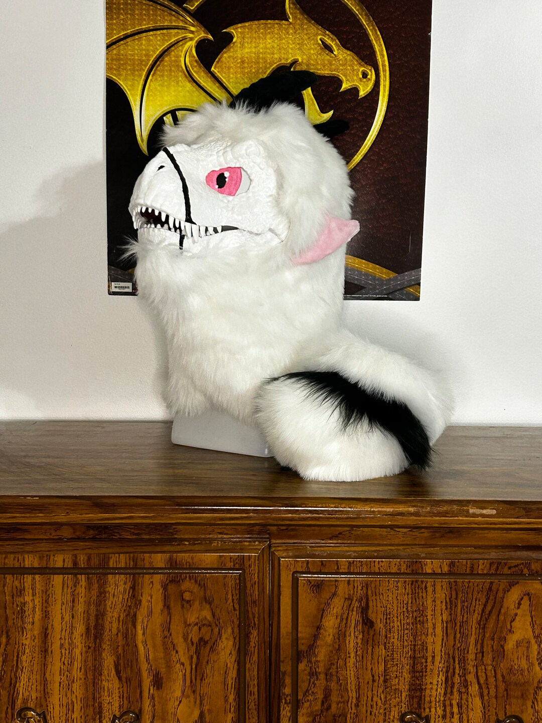 White Raptor Fursuit - Etsy