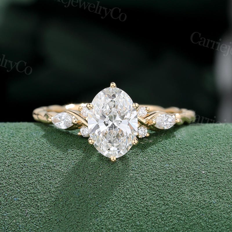 Lab Grown Diamond Ring - Etsy UK
