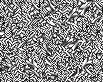 Printable Jungle Leaf Collage Coloring Page | PDF Instant Download - Etsy