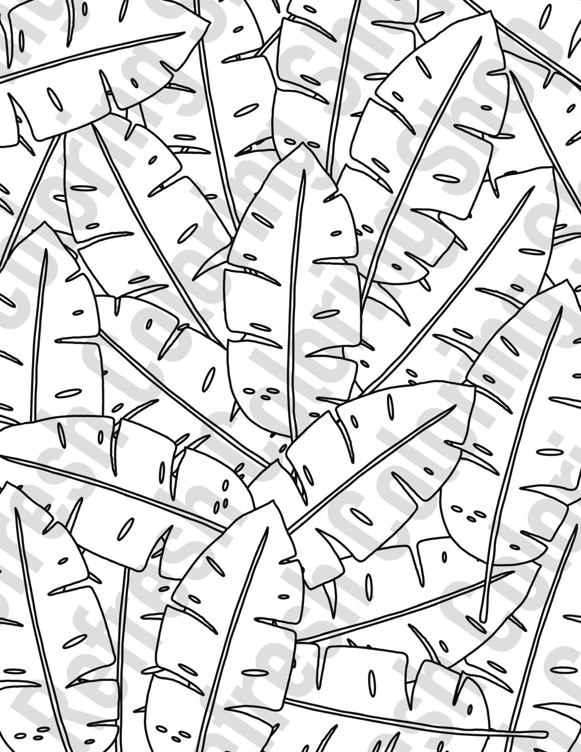 5 Printable Coloring Pages | Nature Inspired, Leaves, Flowers, Foliage ...