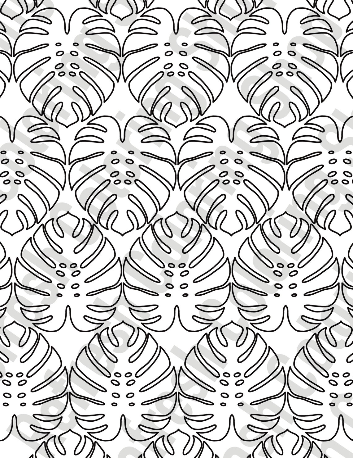 5 Printable Coloring Pages | Nature Inspired, Leaves, Flowers, Foliage ...