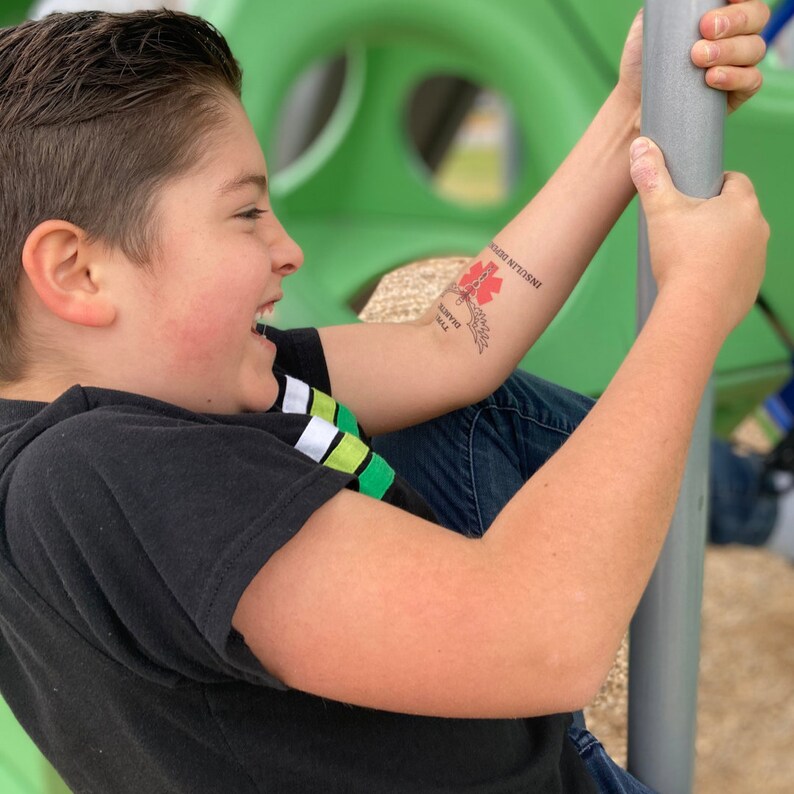 Diabetes Temporary Tattoo - Etsy