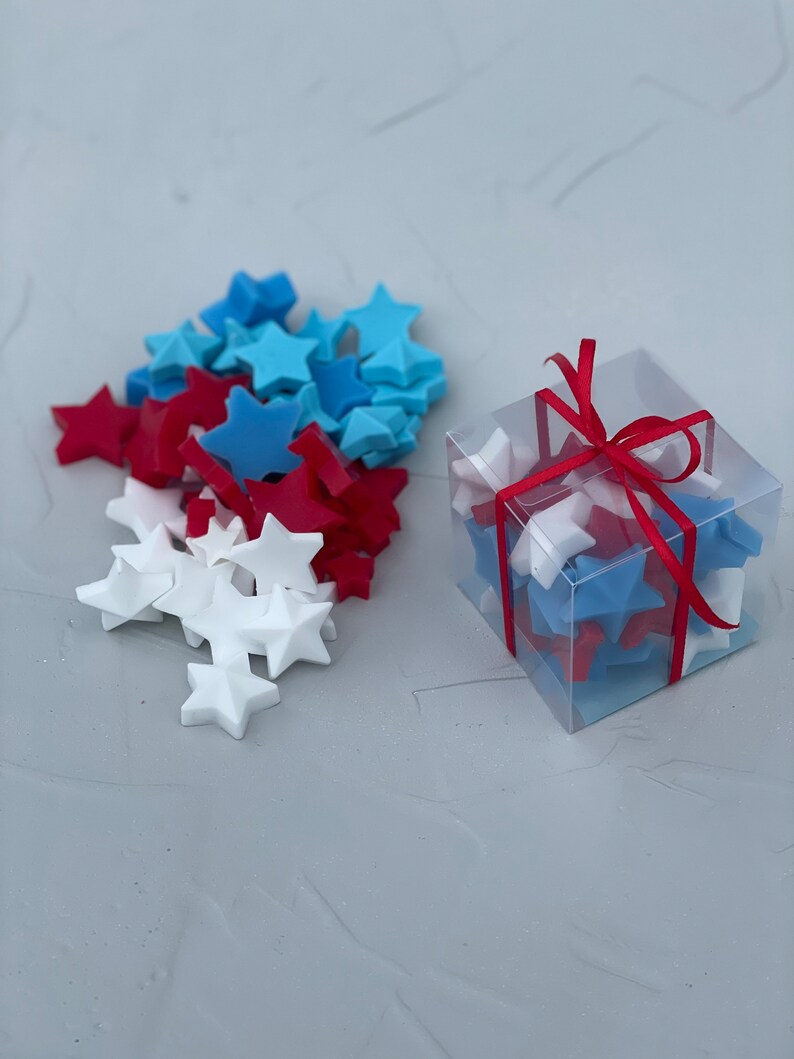 Memorial Day Miniature Stars Out of Soap With a Scent of Flowers,labor ...