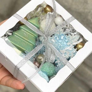 Christmas Soap Gift Box, Soap Flowers, Housewarming Gift ,soap Flower ...