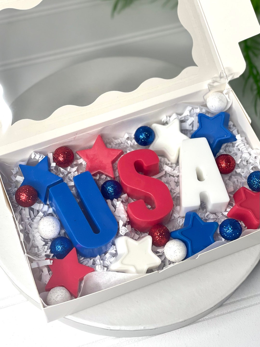 Patriotic USA Handmade Soap, Memorial Day, Independence Day, 4 July, - Etsy