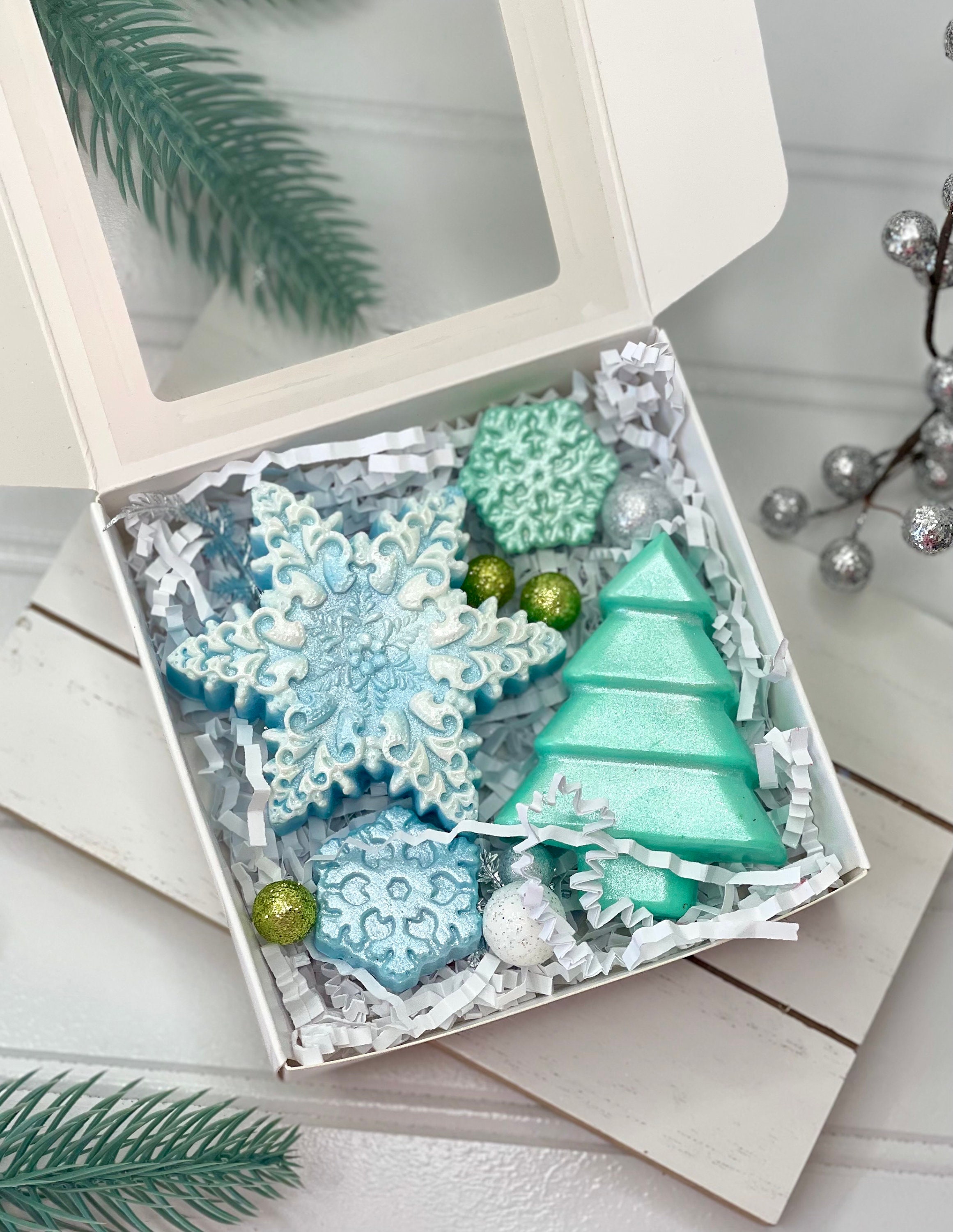 Christmas Soap Gift Box, Soap Flowers, Housewarming Gift ,soap Flower ...