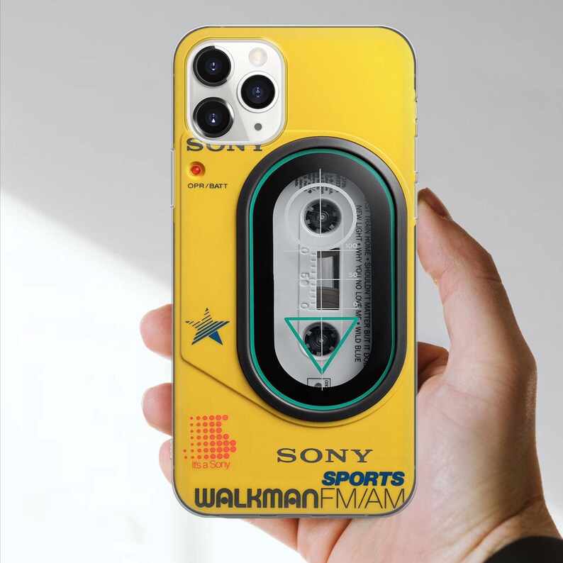 Retro Walkman Phone Case, Vintagge Music Player for iPhone 17 Promax 16 ...