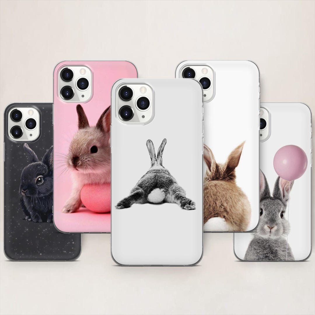 Easter Bunny Rabbit Phone Case Cute Fluffy Animals for iPhone 17 Promax ...