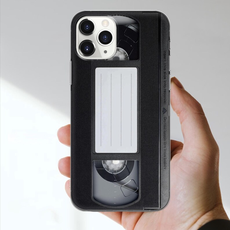 Retro VHS Video Tape Phone Case for iPhone 17 Promax 16 E 15 Pro 14 13 ...
