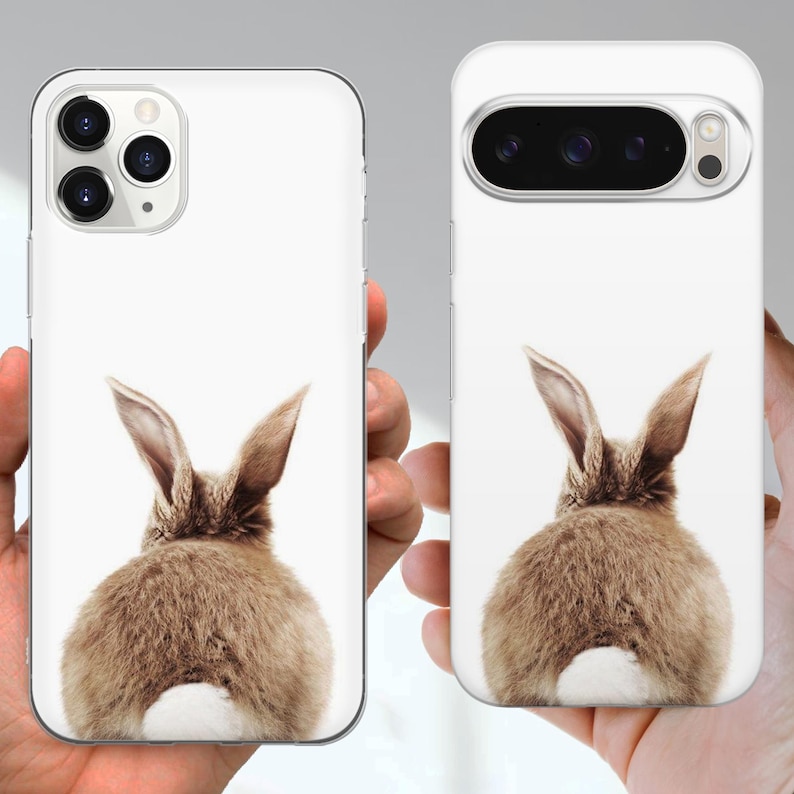 Easter Bunny Rabbit Phone Case Cute Fluffy Animals for iPhone 17 Promax ...