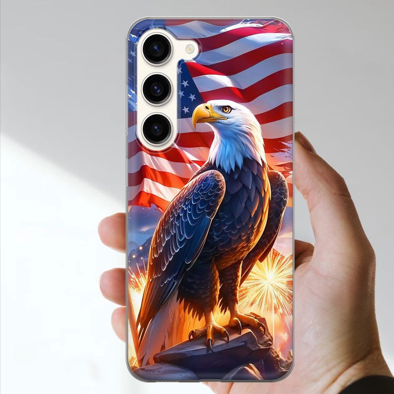 American Eagle Phone Case Wild Bird for Samsung Galaxy S26 Ultra S25 FE ...