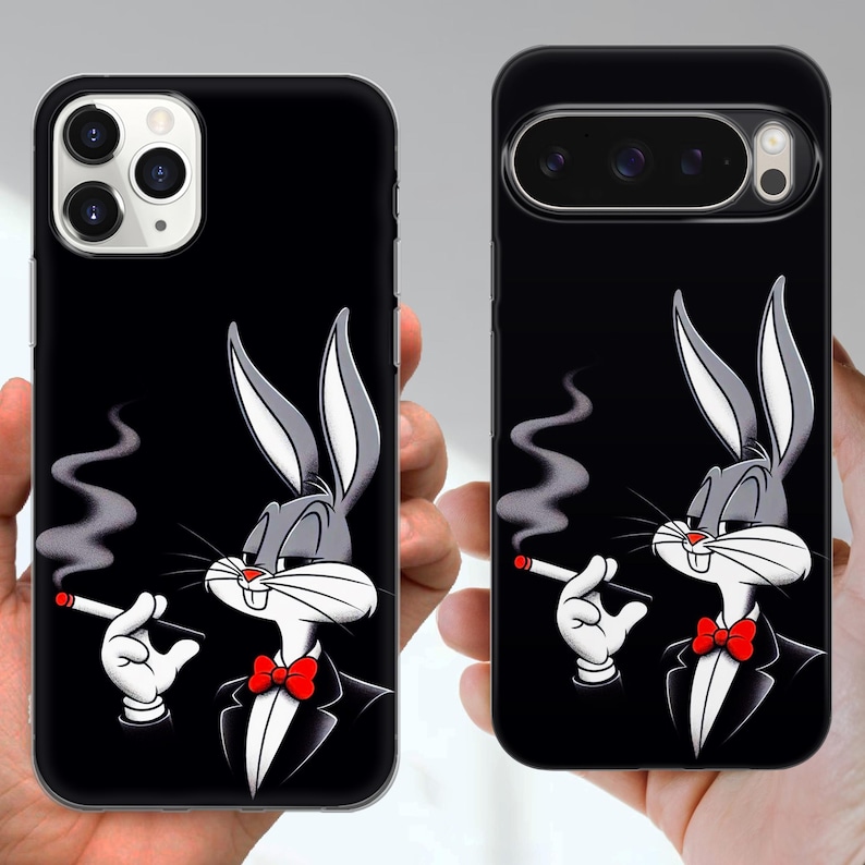Cartoon Bunny Phone Case for iPhone 17 Promax 16 E 15 Pro 14 13 Mini 12 ...
