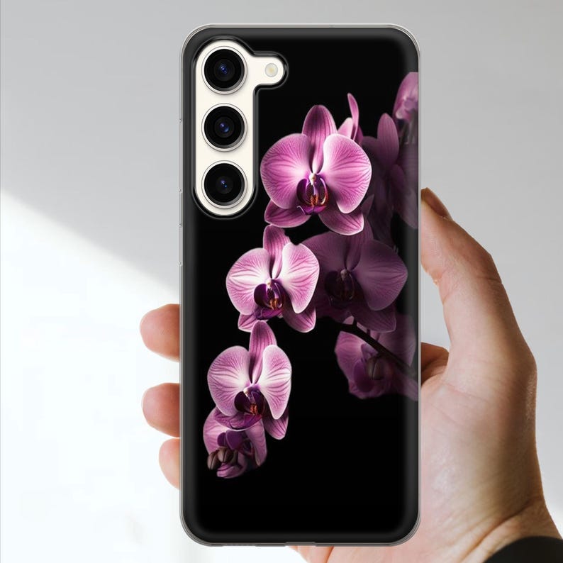 Elegant Orchid Flower Phone Case for Samsung Galaxy S26 Ultra S25 FE ...