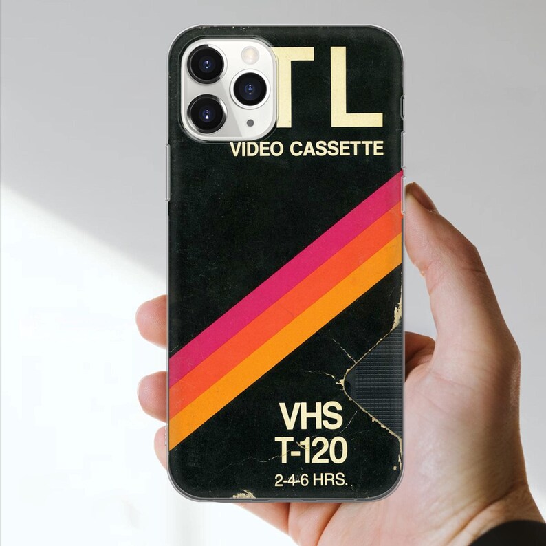 Retro VHS Video Tape Phone Case for iPhone 17 Promax 16 E 15 Pro 14 13 ...
