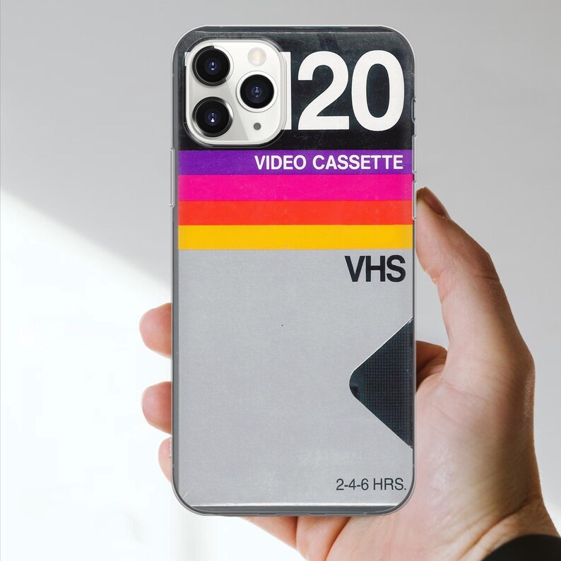 Retro VHS Video Tape Phone Case for iPhone 17 Promax 16 E 15 Pro 14 13 ...