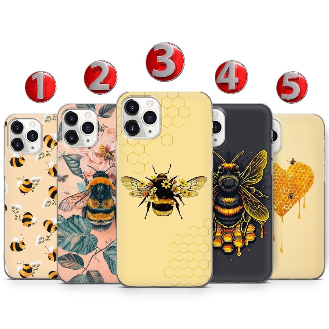 Honey Bee Phone Case, Bumblebee Hive Cover for iPhone 17air 16E ...