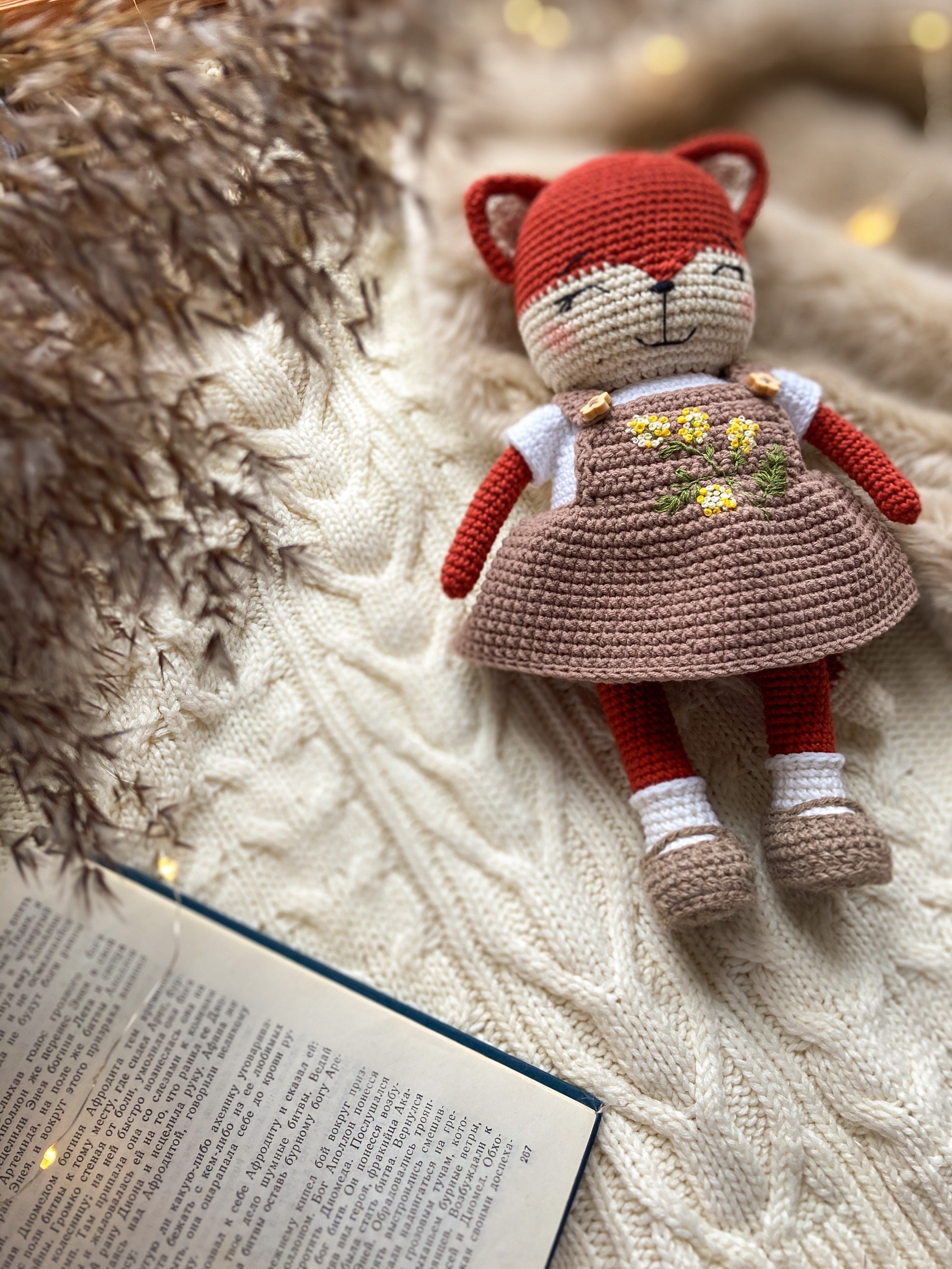 Fox Amigurumi Pattern, Easy to Follow Crochet Fox Pattern, Many Step by ...