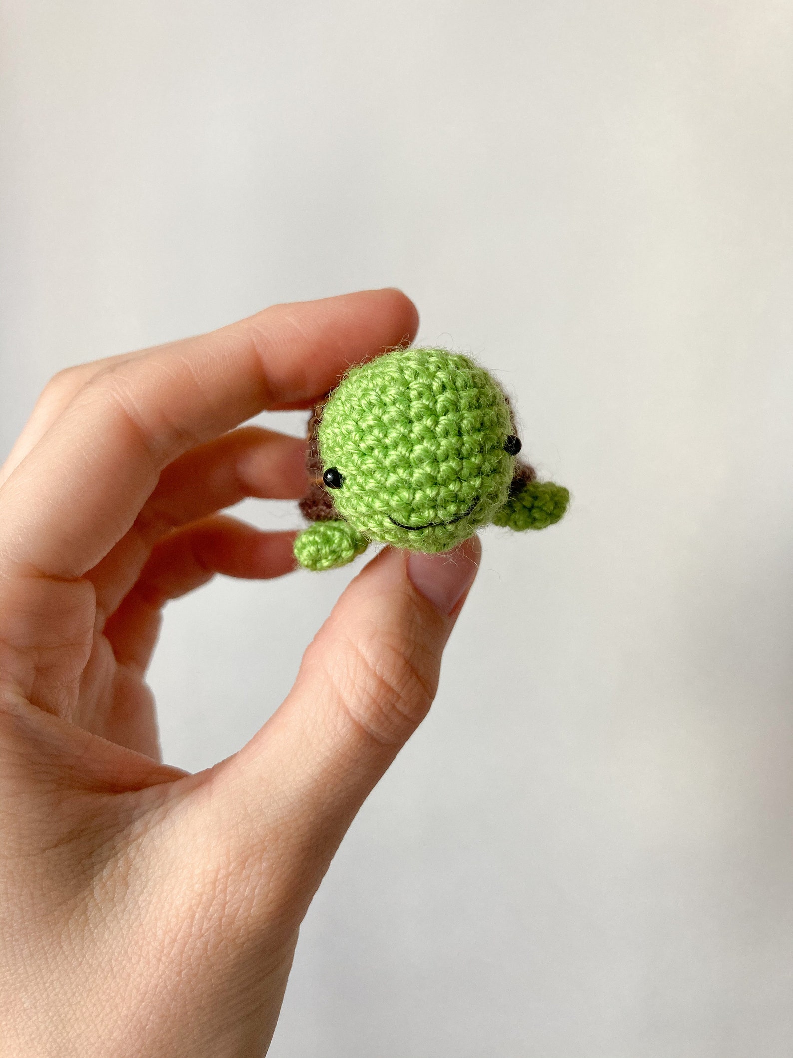 Turtle Mini Crochet Toy Pattern English Spanish Mini - Etsy
