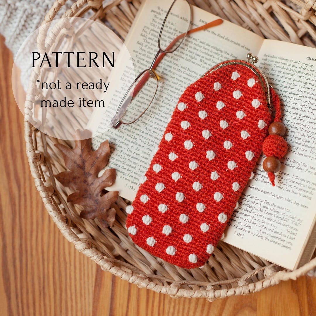 Glasses Case Crochet Pattern, Eyeglass Holder Tutorial DIY, Sunglasses ...