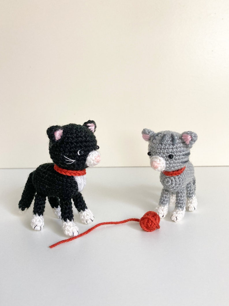 Kitten Crochet Toy Pattern, Amigurumi Mini Kitty Cat Cat Pattern ...