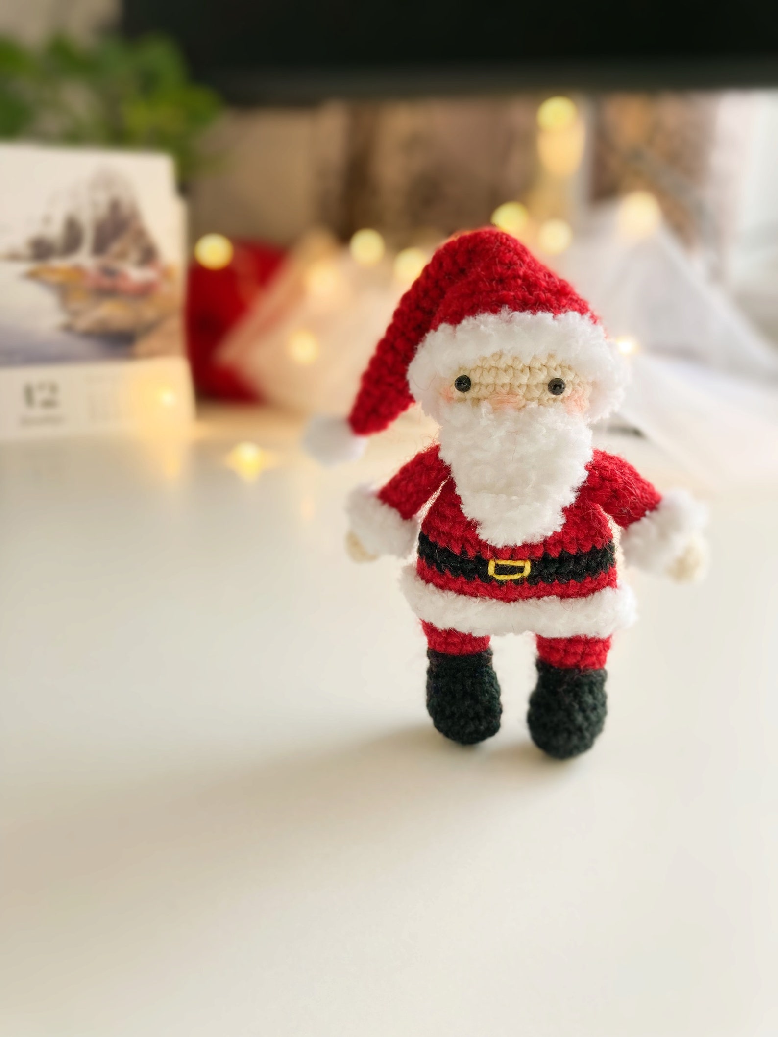 Mini Santa Amigurumi Pattern Crochet Christmas Pattern | Etsy