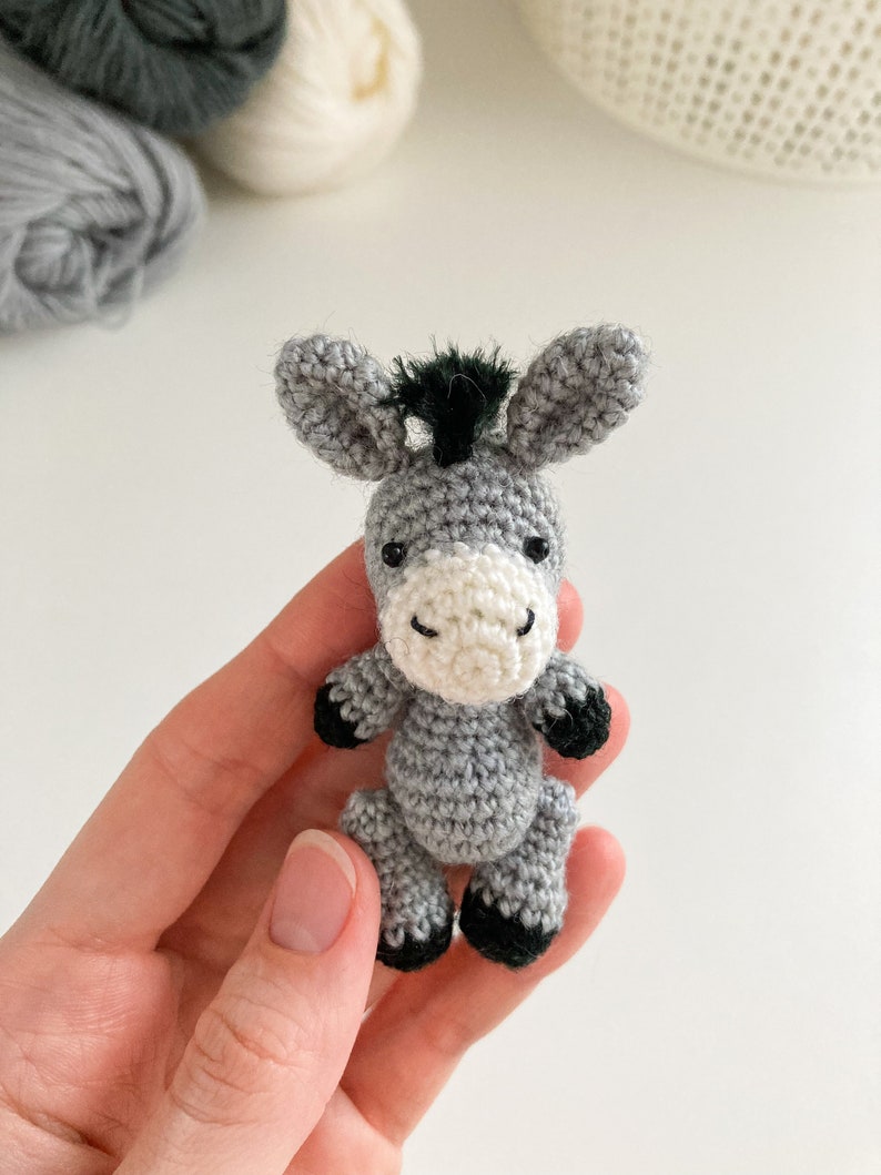 Amigurumi Donkey Crochet Pattern Mini Donkey Pattern Crochet - Etsy