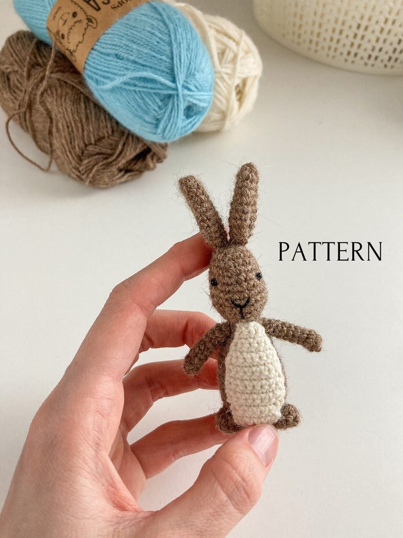 Bunny Amigurumi Pattern, Crochet Rabbit Pattern, Crochet Tutorial, Toys ...