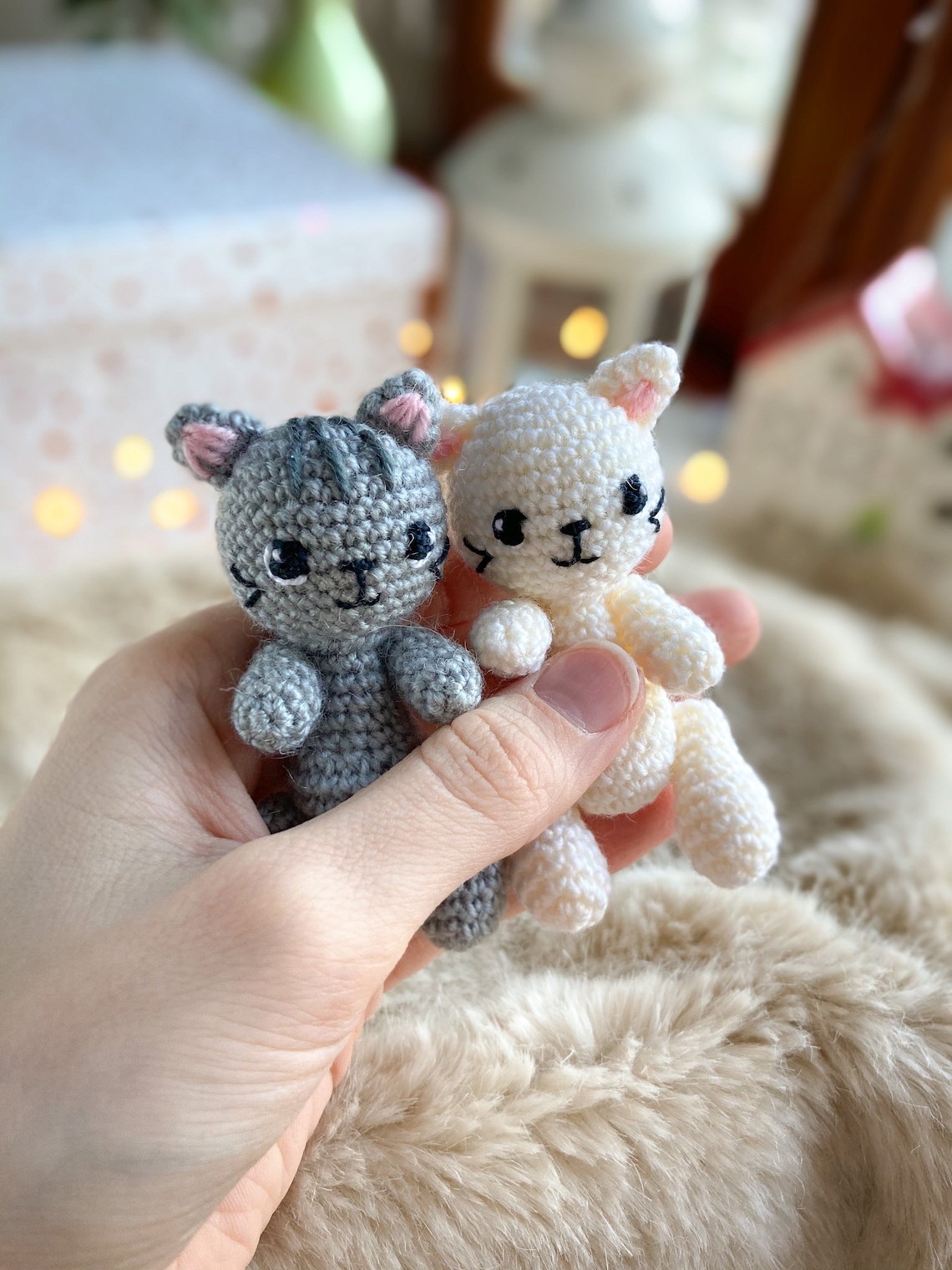 Kitty Cat Crochet Toy Pattern, Amigurumi Mini Kitten Cat Pattern ...