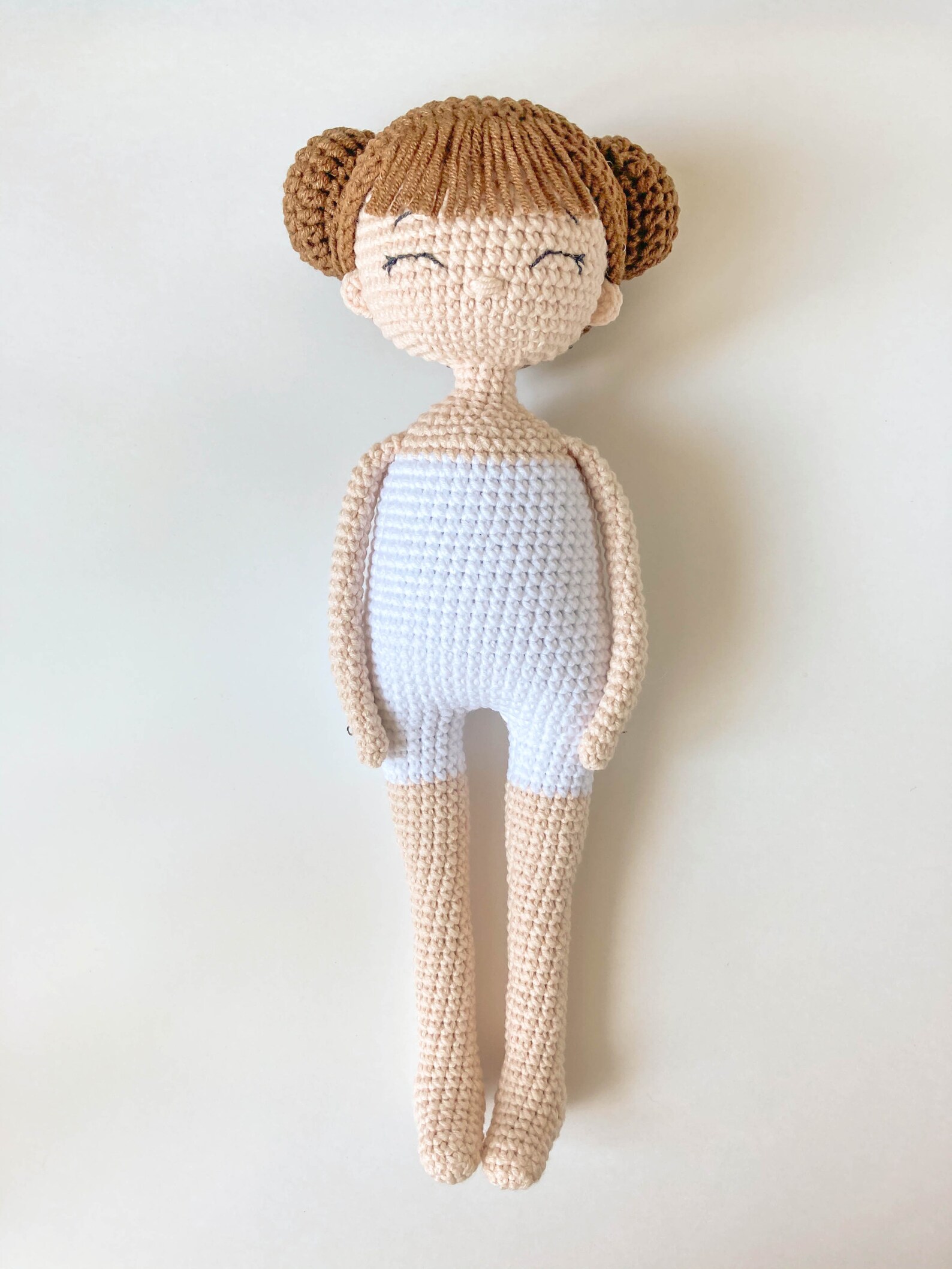 Bundle Crochet Doll Pattern - Basic Doll Body Pattern + 4 Hairstyles ...