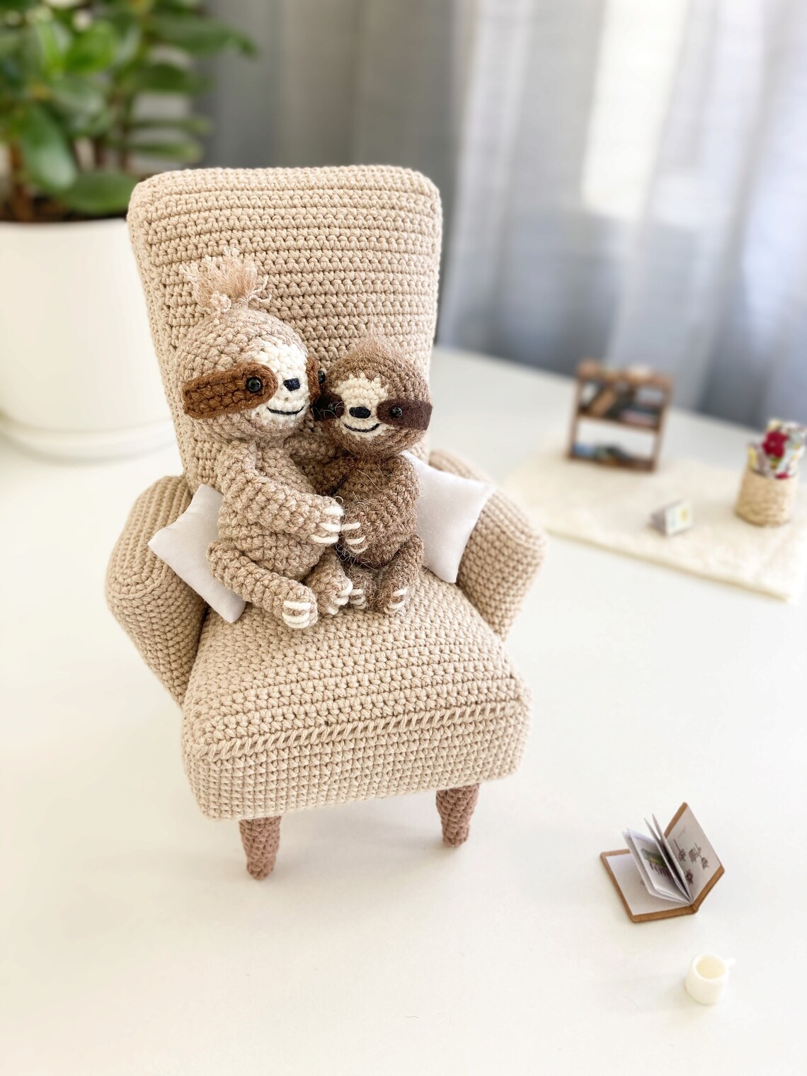 Amigurumi Sloth Pattern Crochet Mini Sloth Crochet Tutorial - Etsy