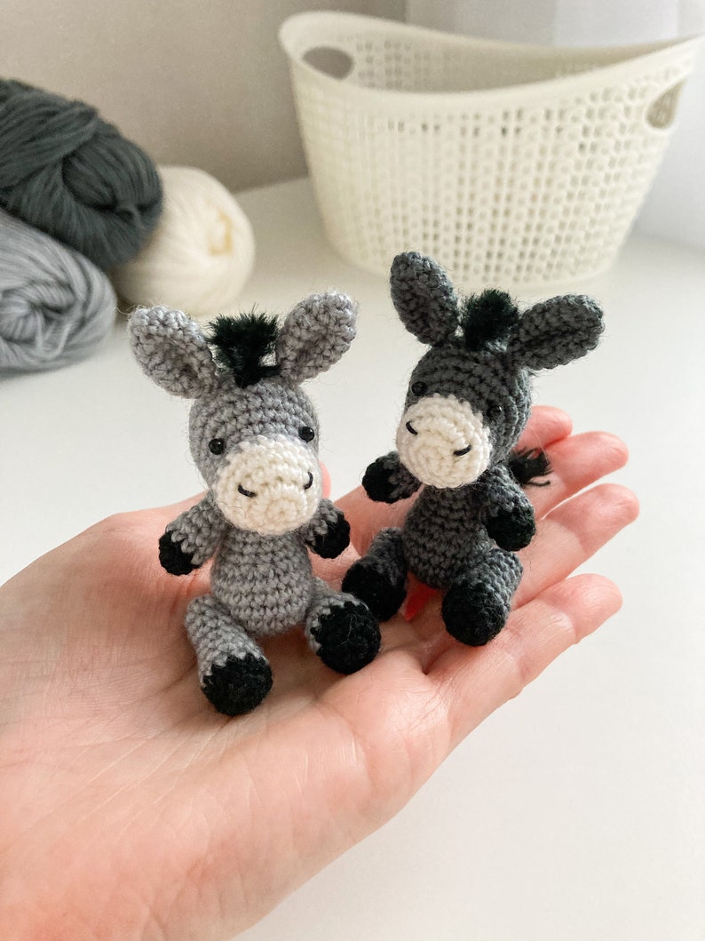 Amigurumi Donkey Crochet Pattern Mini Donkey Pattern Crochet - Etsy