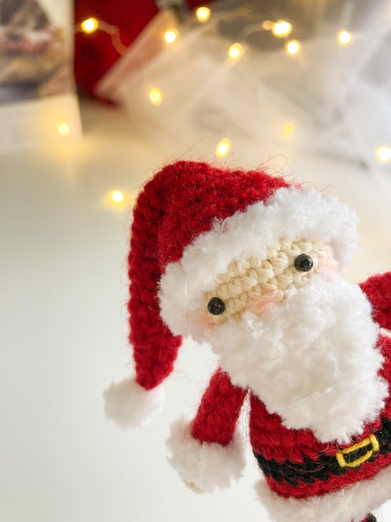 Mini Santa Amigurumi Pattern Crochet Christmas Pattern | Etsy