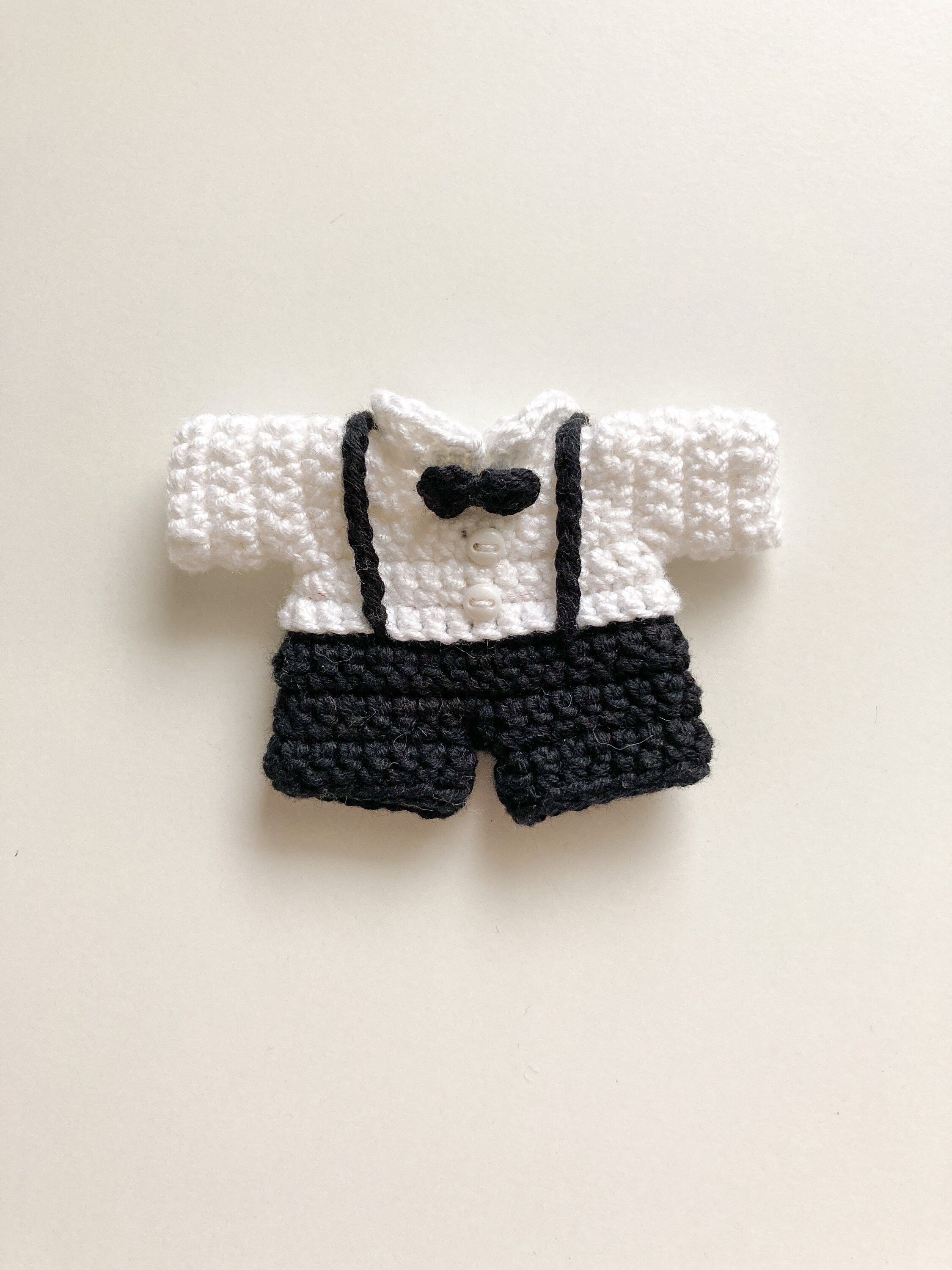 Crochet Pattern Tuxedo for Little Bear, Amigurumi Tutorial in PDF Plus ...