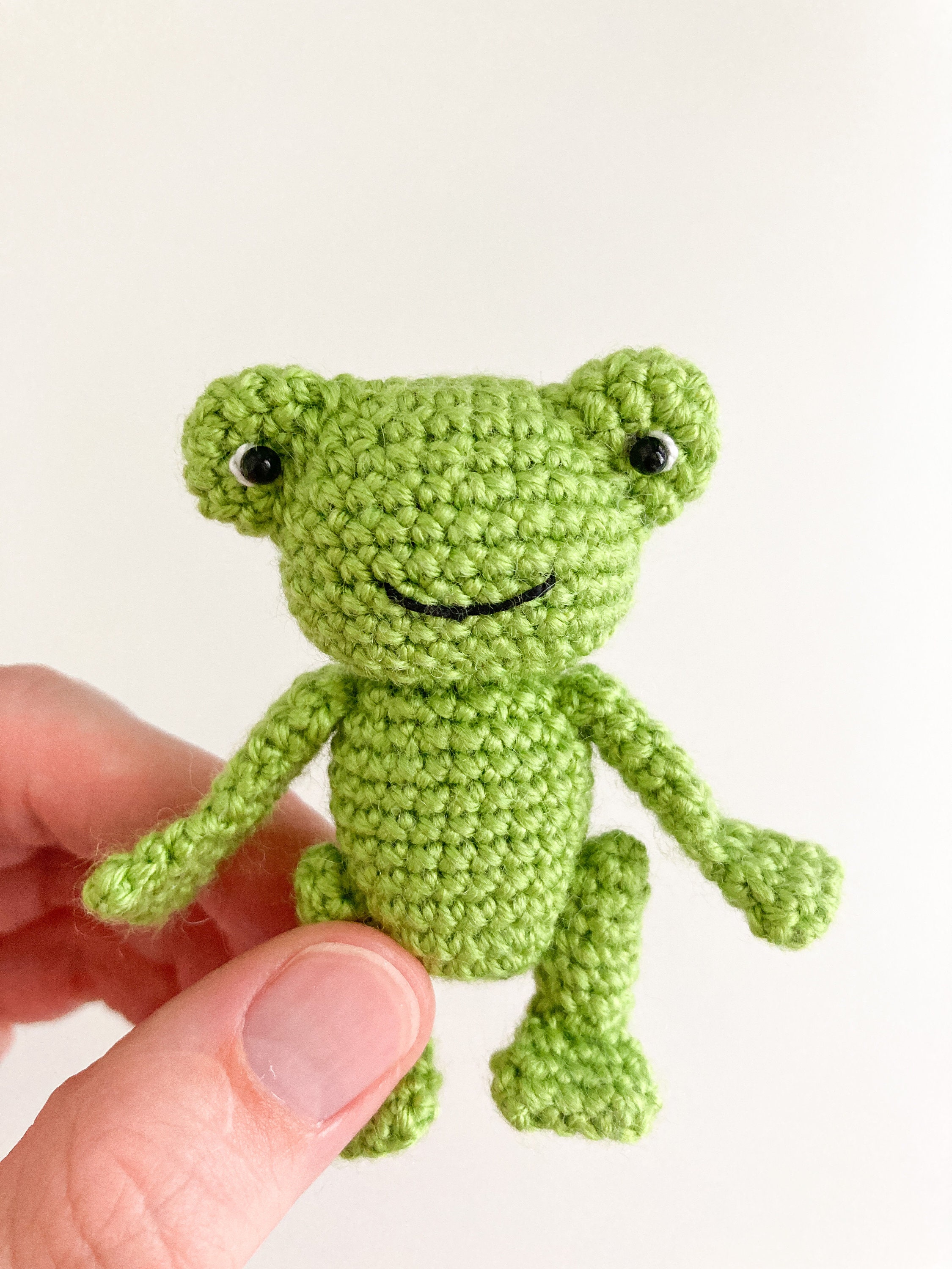 Frog Crochet Toy Pattern Amigurumi Mini Frog Pattern Crochet - Etsy
