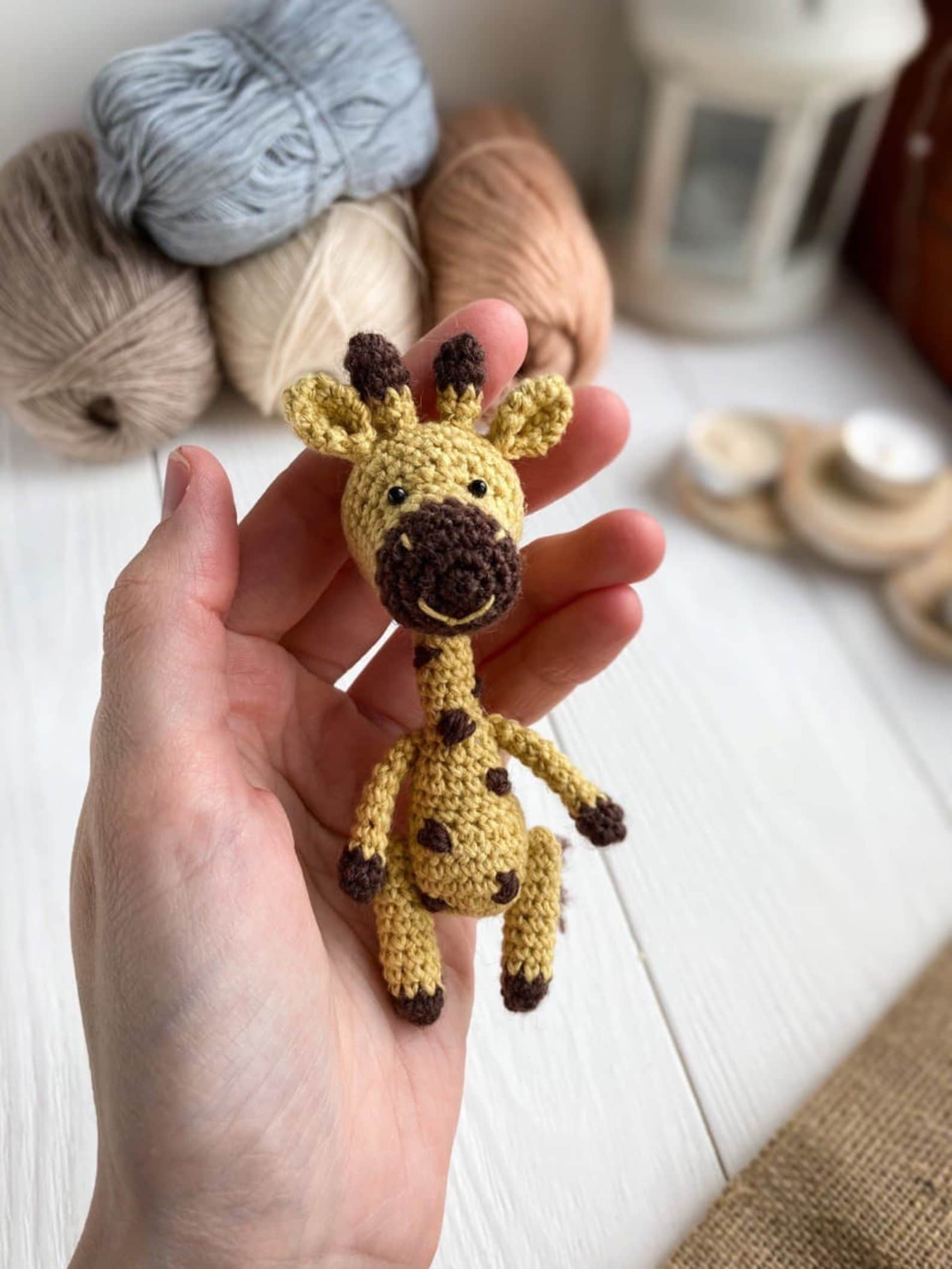 Giraffe Crochet Toy Pattern Amigurumi Mini Giraffe Pattern - Etsy