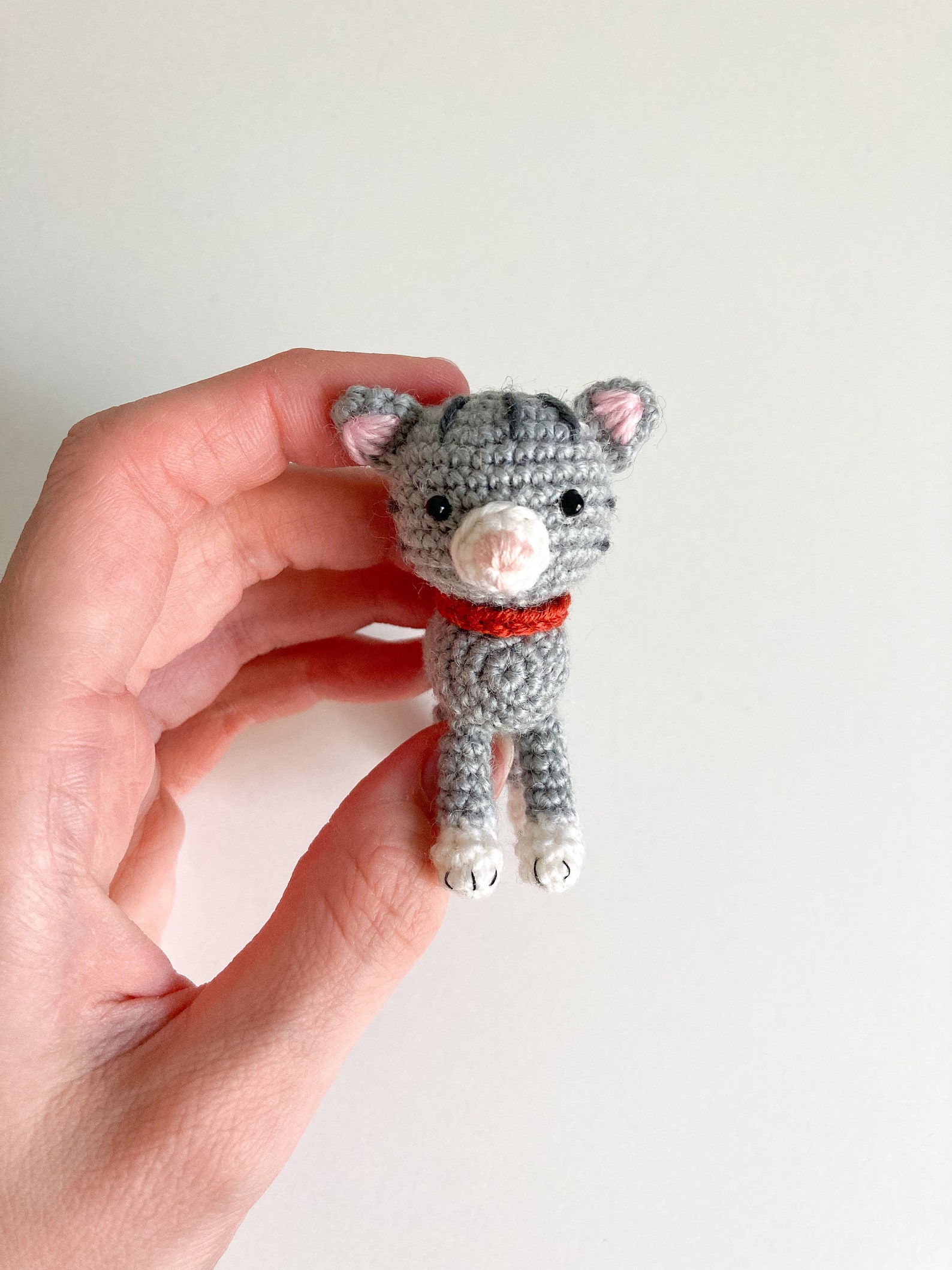 Kitten Crochet Toy Pattern, Amigurumi Mini Kitty Cat Cat Pattern ...