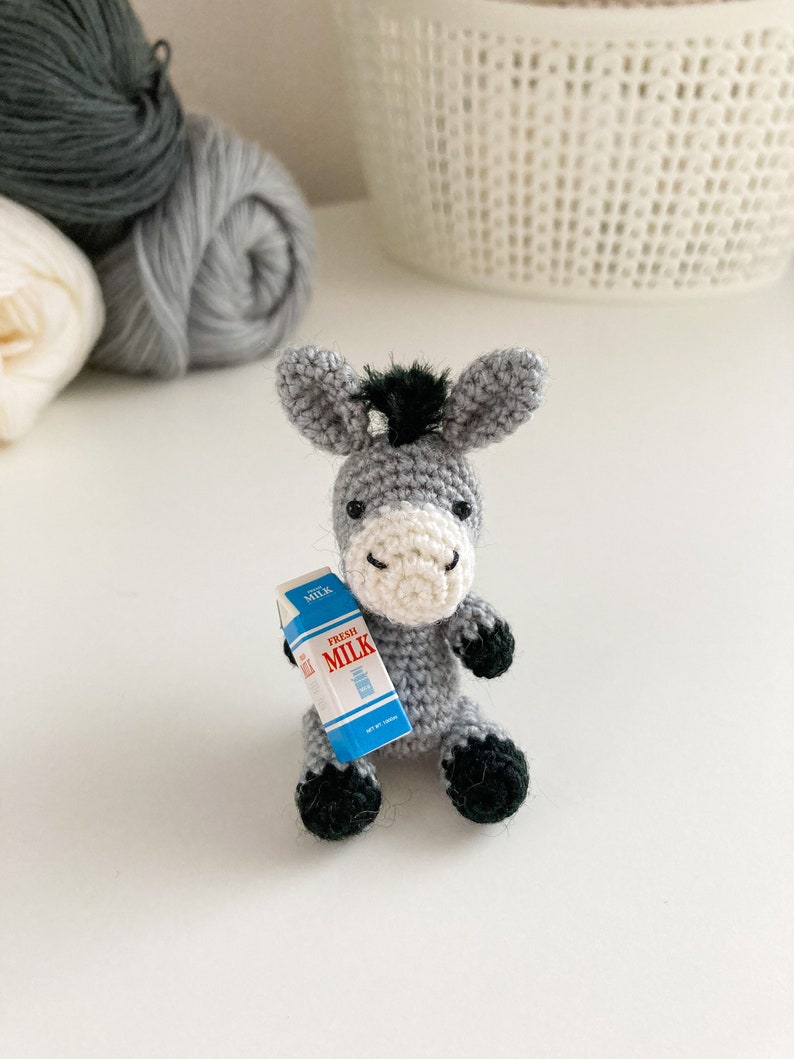 Amigurumi Donkey Crochet Pattern Mini Donkey Pattern Crochet - Etsy
