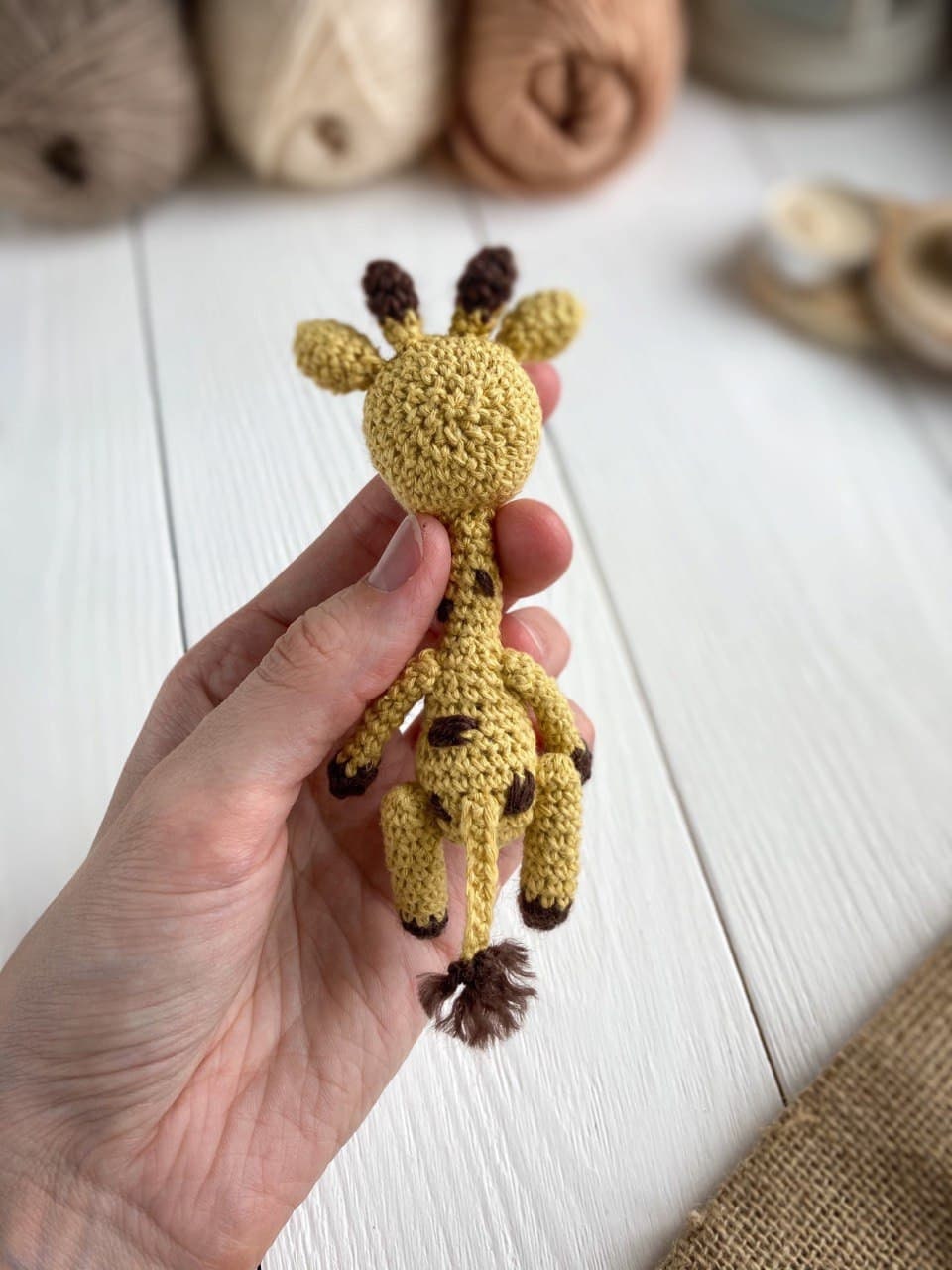 Giraffe Crochet Toy Pattern Amigurumi Mini Giraffe Pattern - Etsy