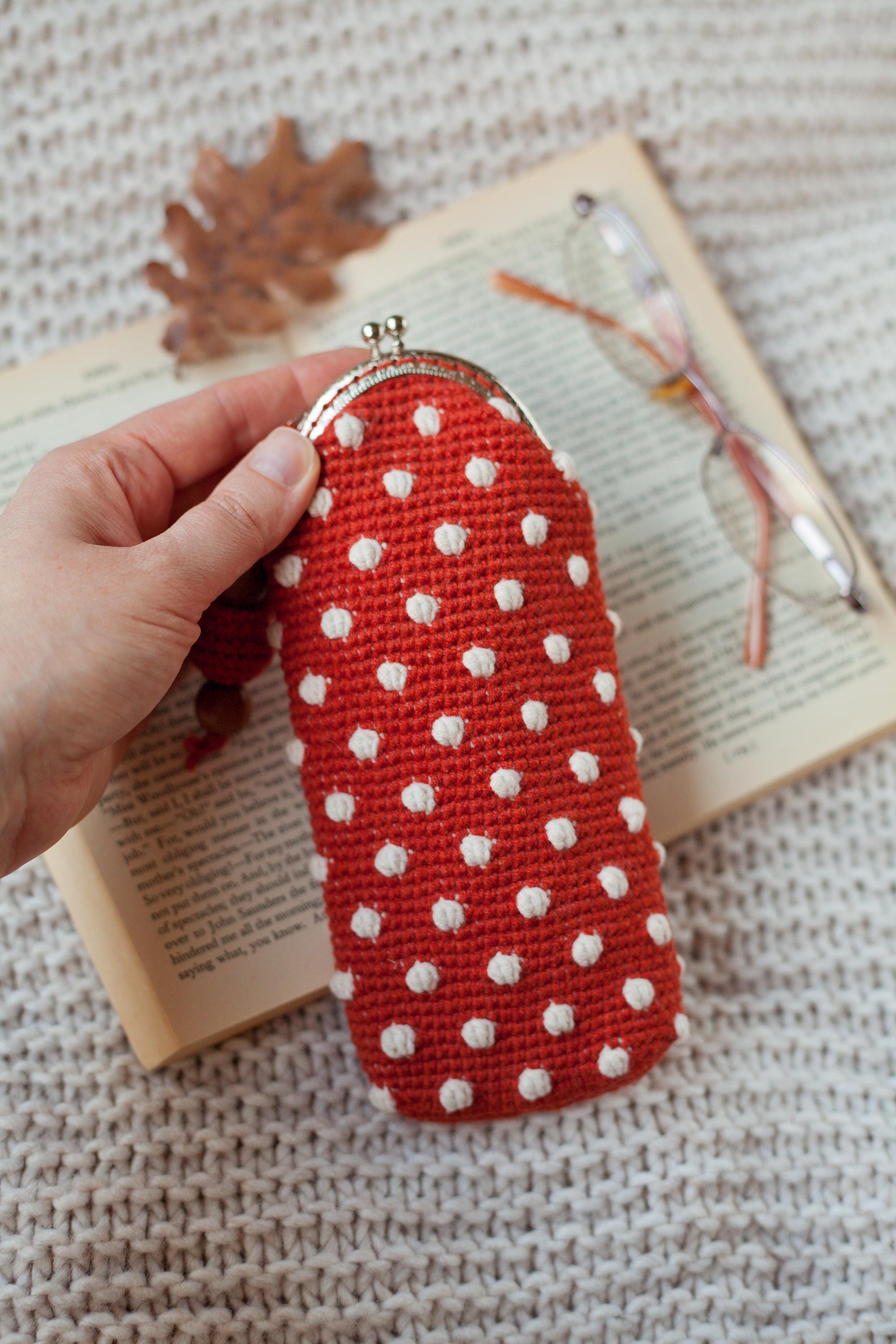 Glasses Case Crochet Pattern, Eyeglass Holder Tutorial DIY, Sunglasses ...