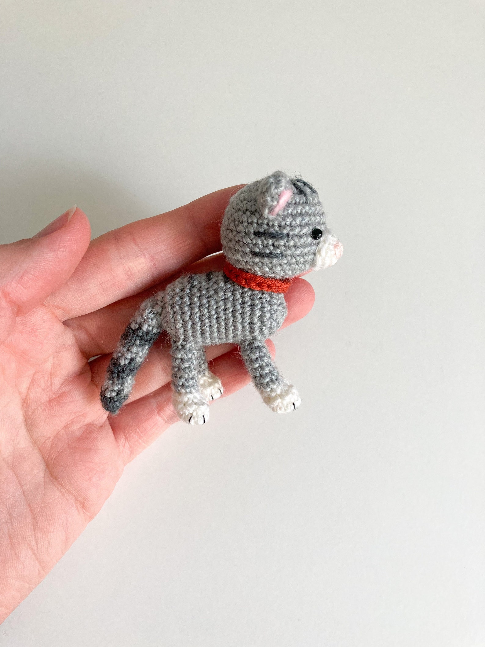 Kitten Crochet Toy Pattern, Amigurumi Mini Kitty Cat Cat Pattern ...
