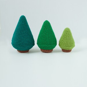 Minimalism Christmas Tree Crochet Pattern, Fir Tree Spruce Amigurumi ...