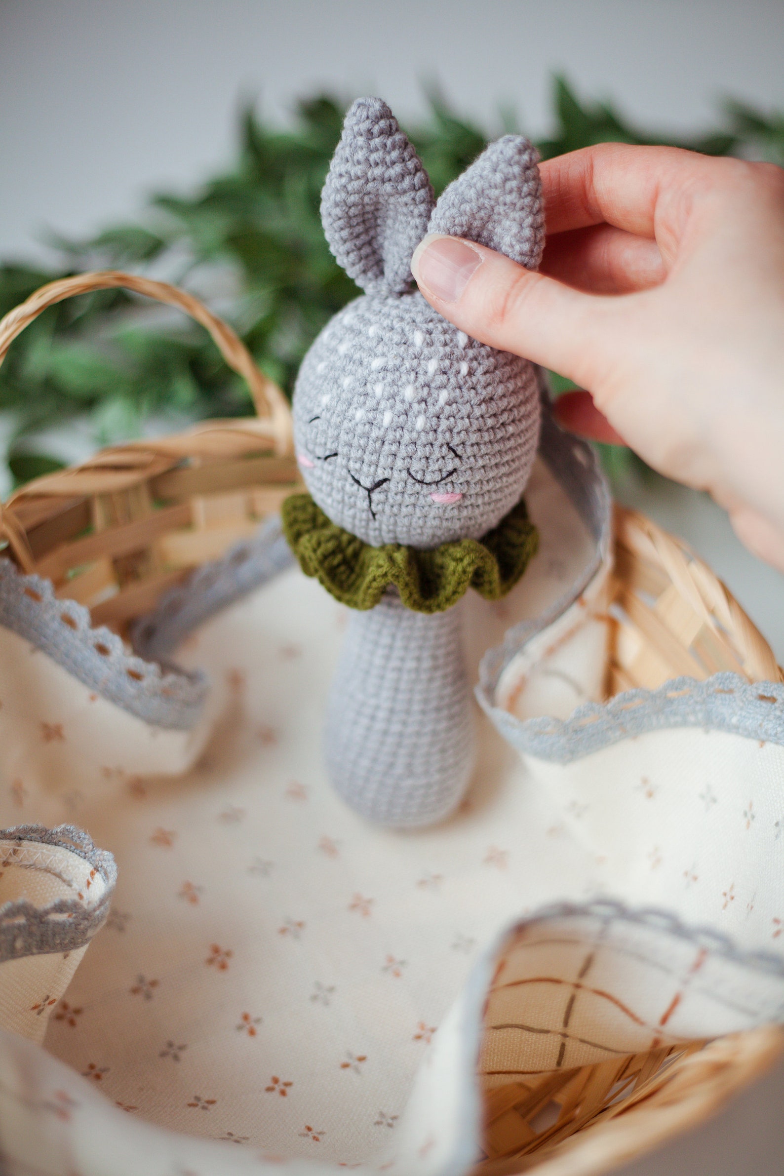 Bunny Soft Rattle Crochet PDF Pattern Easter Baby Gift | Etsy