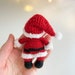 Mini Santa Amigurumi Pattern, Crochet Christmas Pattern, Crochet ...