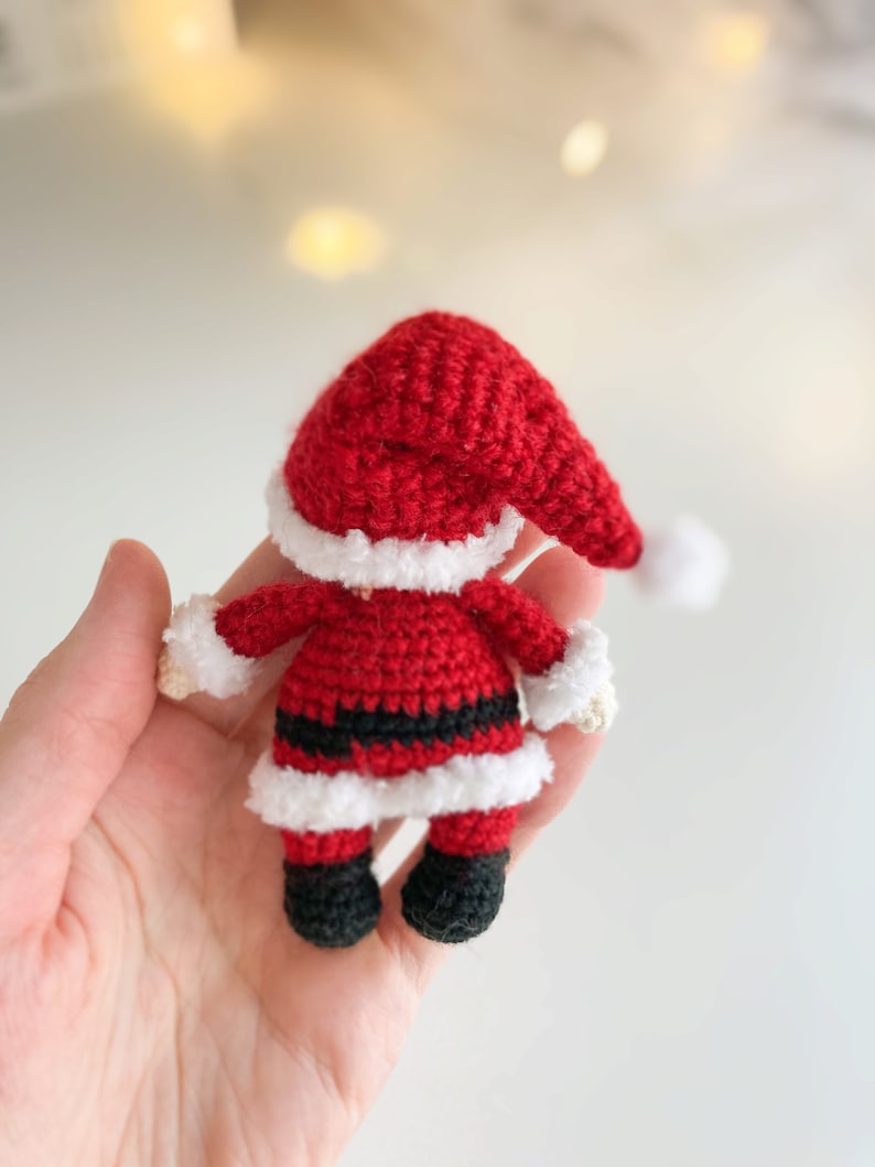 Mini Santa Amigurumi Pattern Crochet Christmas Pattern | Etsy