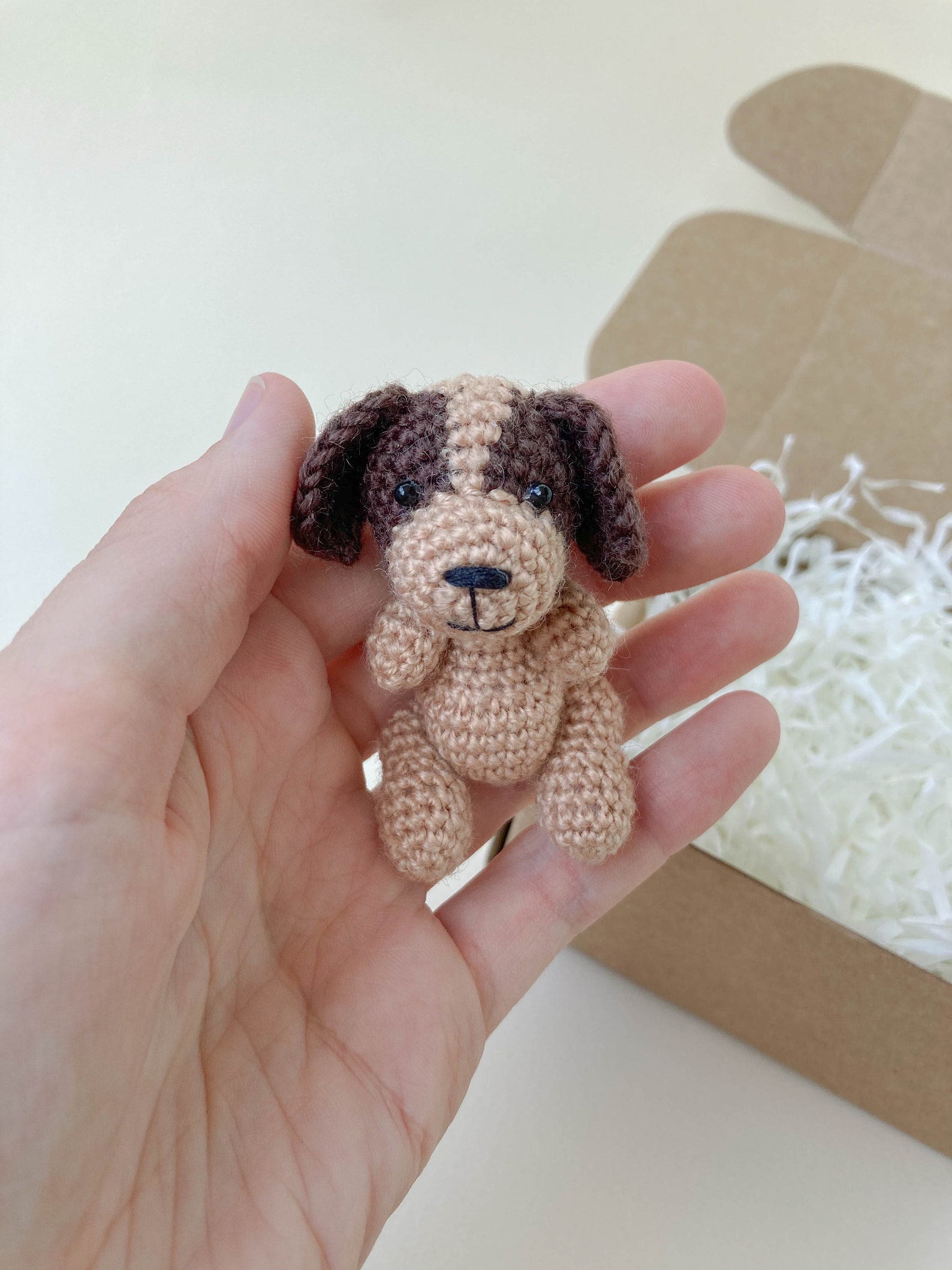 Puppy Dog Crochet Toy Pattern, Amigurumi Mini Dog Pattern, Crochet ...